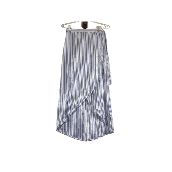 Ivy & Main | Skirts | Ivy Main Wrap High Low Hem Skirt Blue White ...